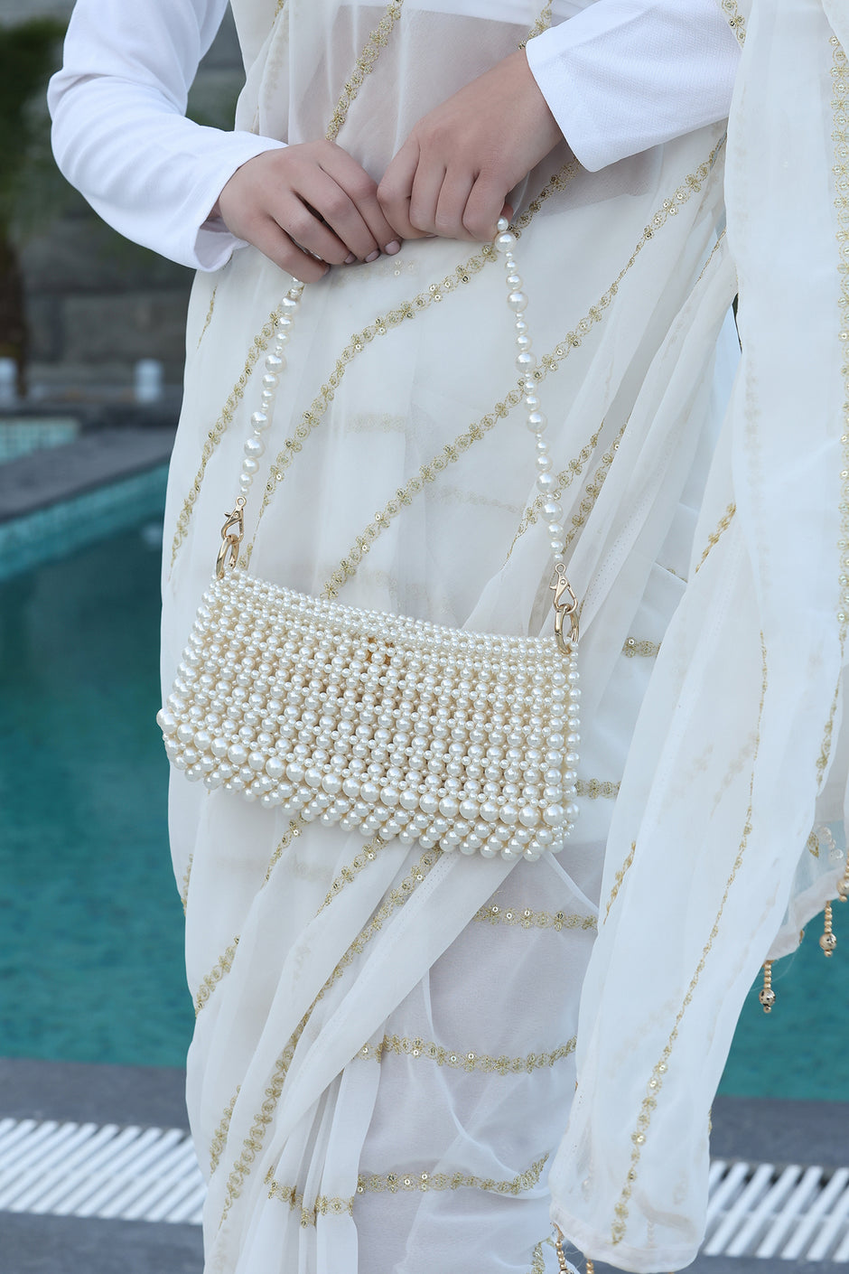 Beaded Pearl Bags – Elegant Handmade Pearl & Bead Bags – Peqota Handmades